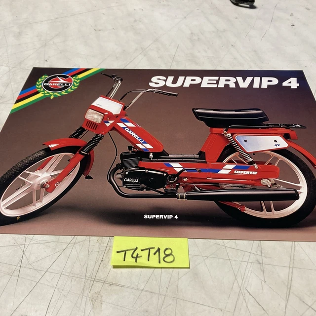 GARELLI CYCLOMOTEUR 50 Supervip 4 prospectus catalogue brochure publicité EUR 13,75 - PicClick FR