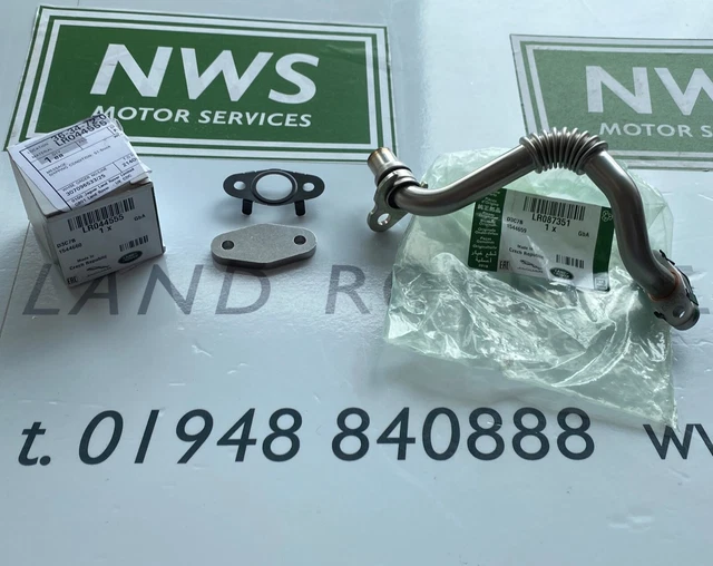 GENUINE NEW 3.0L TDV6 Land/Range Rover Turbo Oil Drain Modification KIT ...