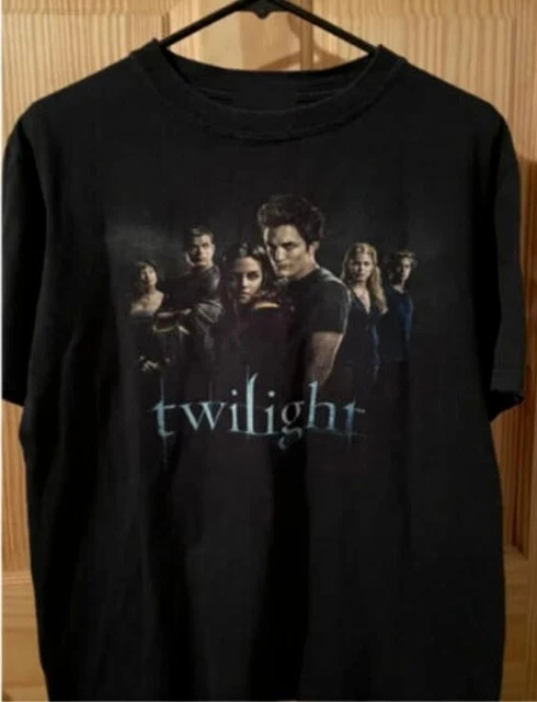 SAGA CREPÚSCULO CAST 2008 Película Camiseta Negra Gráficos Divertidos ...