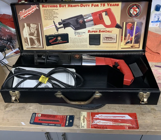 MILWAUKEE 1924 1999 75TH Anniversary Limited Edition Super Sawzall 135.00 PicClick