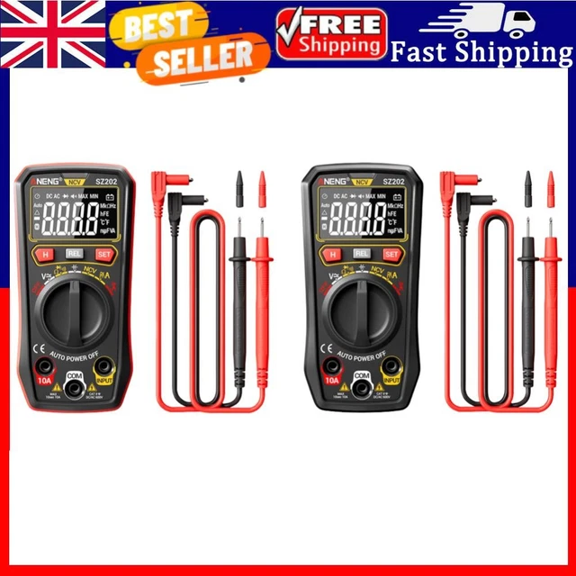 DIGITAL MULTIMETER NCV Detector for Resistance Capacitance Diode (Red ...