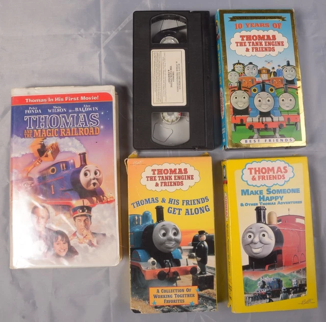 5 THOMAS THE Tank Engine & Friends VHS Tape Lot Train George Carlin ...
