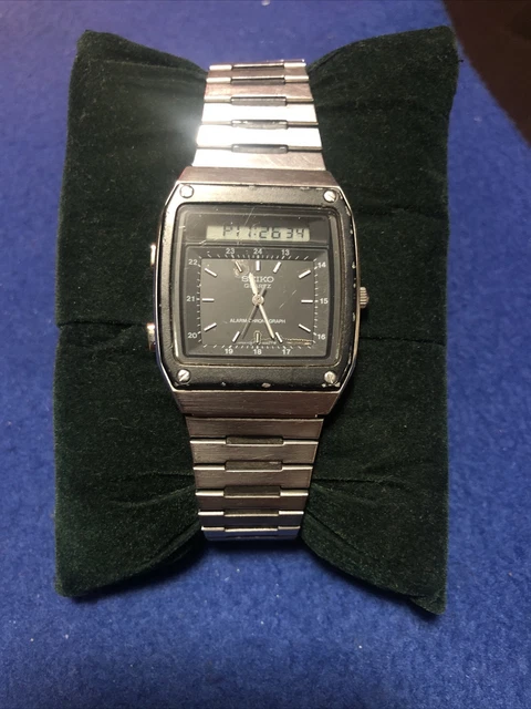 VINTAGE SEIKO H357-5040 Duo-Display James Bond “For Your Eyes Only ...