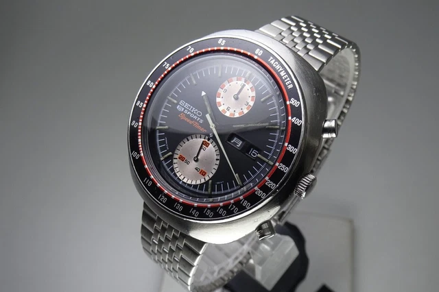 SERVICED VINTAGE 1972 JAPAN SEIKO 5 SPORTS SPEED-TIMER 6138-0011 21J ...