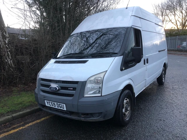 2009/59 FORD TRANSIT High Roof Van MWB, 350 TDCi 115ps Full Service ...