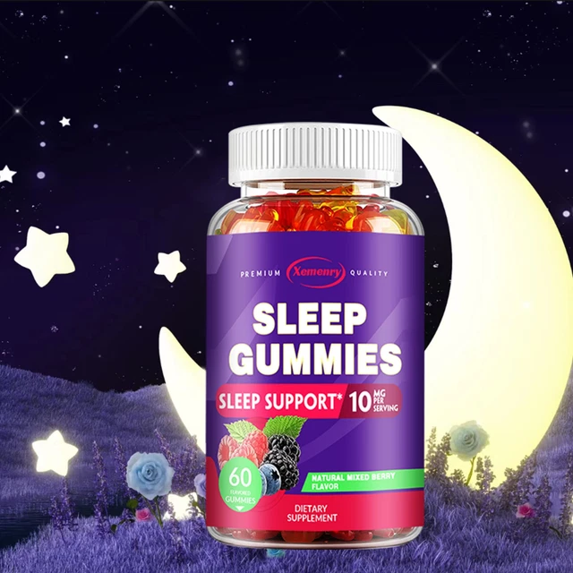SLEEP GUMMIES - Natural Sleep Aid, Improves Sleep Quality, Sleep Cycles ...