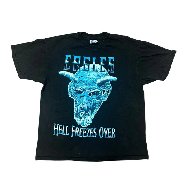 VINTAGE 1994 EAGLES Hell Freezes Over Tour Concert T Shirt XL made in ...
