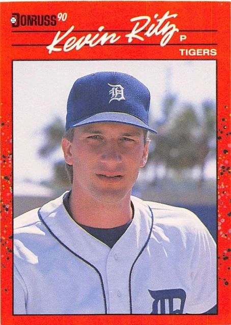 1990 DONRUSS BASEBALL #415 Kevin Ritz RC recrue Detroit Tigers EUR 0,80 ...