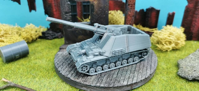 TANK HOWITZER HUMMEL Tank Kit Artillery Model Wehrmacht 1:87 1/72 Scale ...