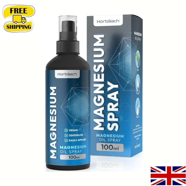 MAGNESIUM SPRAY FOR Restless Legs, Muscles, Sleep | 100ml | Magnesium ...