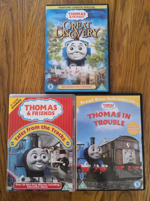 THOMAS & FRIENDS Bundle - Thomas in Trouble, & others DVDs (See photos ...