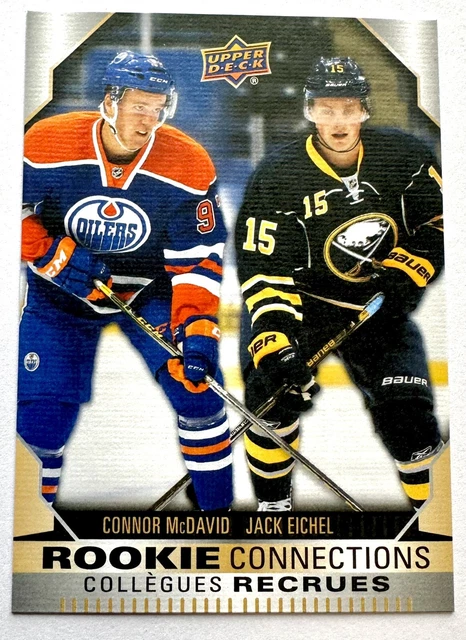 2023-24 UPPER DECK Tim Hortons ROOKIE- Connor McDavid / Jack Eichel EUR ...