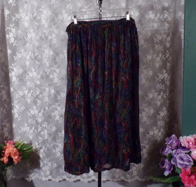 PHOOL MAXI SKIRT Vintage 1990s Hippie Whimsigoth Boho Summer Skirt Size ...