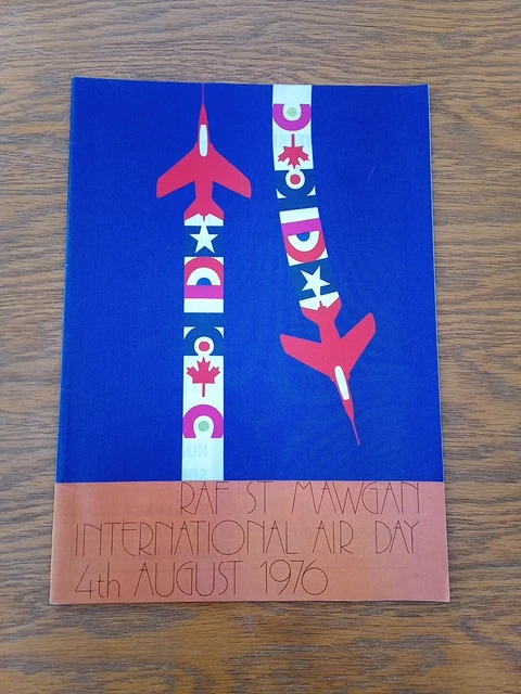 ROYAL AIR FORCE st mawgan international air day 1976 programme Cornwall ...