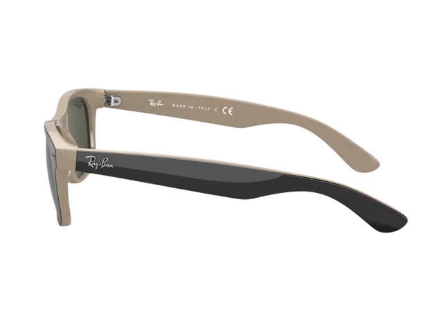 RAY BAN NEW Wayfarer Color Mix RB2132 875 55-18 Black / Light Tan G-15 ...