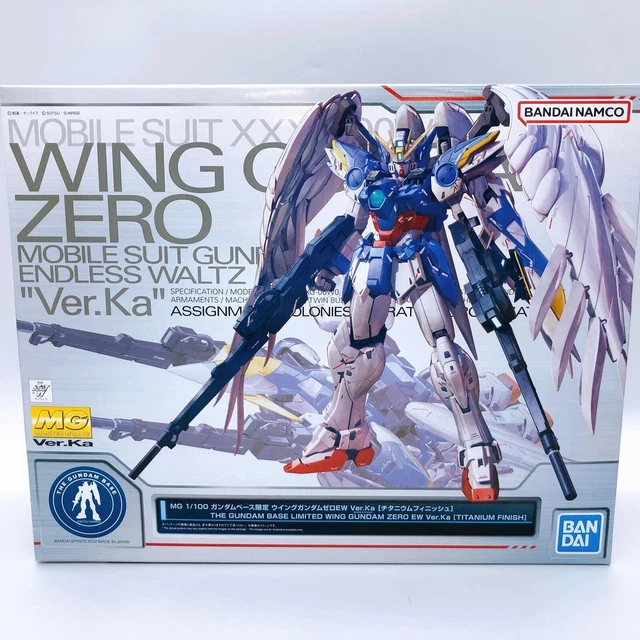 MG 1/100 WING Gundam Zero EW Ver.Ka Titanium Finish Limited Model Kit ...