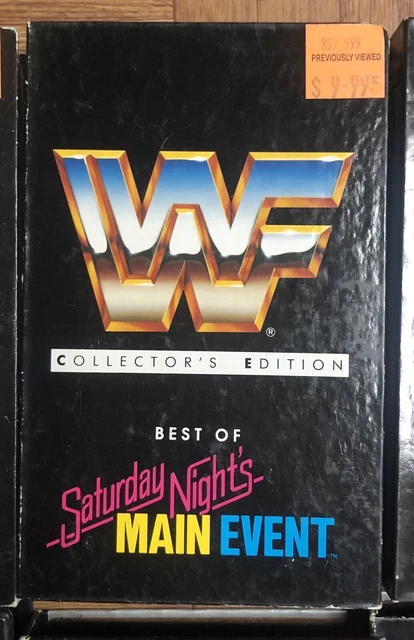 LOT 8 VTG 80s 90s WWF WWE Wrestling VHS Video Tape Coliseum Videos W ...