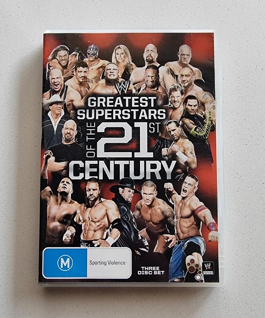 WWE THE GREATEST Superstars of The 21st Century DVD 3 Discs NTSC 4 Free ...
