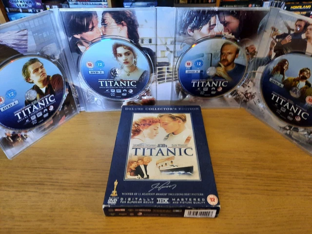 TITANIC DELUXE COLLECTORS Edition BOXSET (DVD, 4 Disc Set, 1997 ...