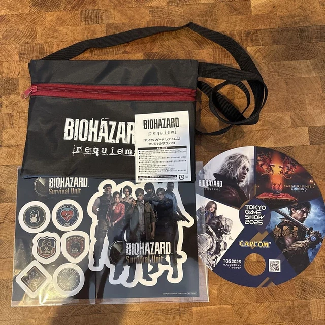 TGS 2025 TOKYO Game Show Resident Evil Requiem Sling Pouch Set of 2 JP ...