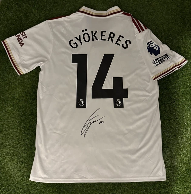 VIKTOR GYOKERES SIGNED Arsenal 25/26 third Shirt £465.68 - PicClick UK
