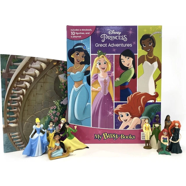 DISNEY PRINCESS GREAT Adventures My Busy Book by Phidal Publishing Inc ...