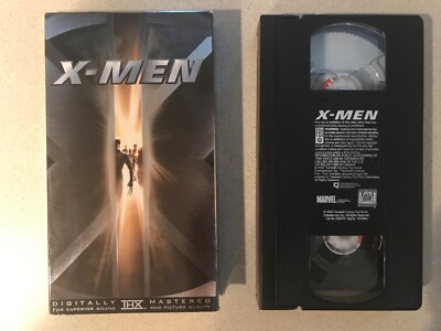 X-MEN (2000) VINTAGE cassetta VHS Patrick Stewart Hugh Jackman Ian ...