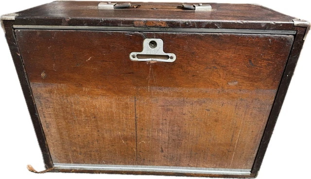 VINTAGE NESLEIN 8 drawer vintage engineers wooden tool box, Toolmakers ...