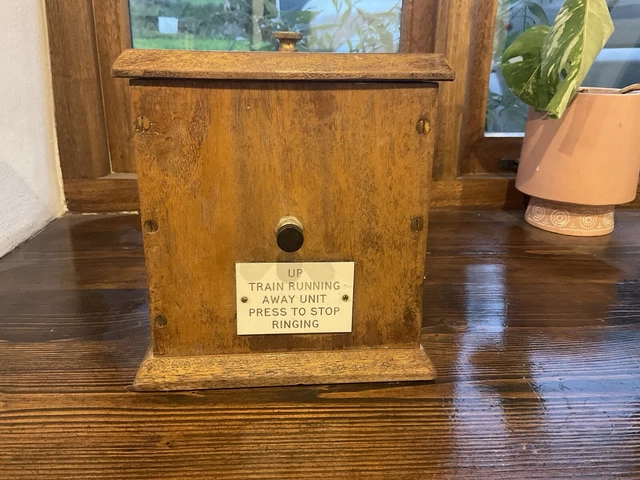 RAILWAY HARDWARE RAILWAYANA signal box Train Running Away Alarm £0.99 ...