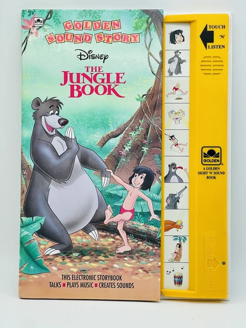 MY FAVORITE SOUND Story 1996 Disney The Jungle Book Golden Books (Works ...
