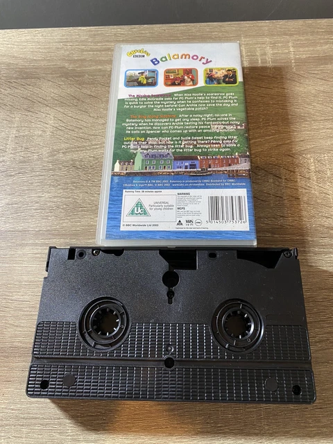 BBC CBEEBIES BALAMORY Mysteries With PC Plum (Uc 2003) PAL VHS Video ...