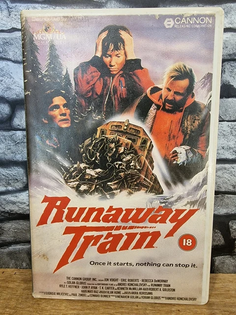 VHS TAPE RUNAWAY Train Big Box Ex Rental £7.00 - PicClick UK