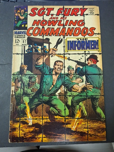SGT. FURY AND His Howling Commandos 1968 #57 Marvel Comics EUR 11,23 ...