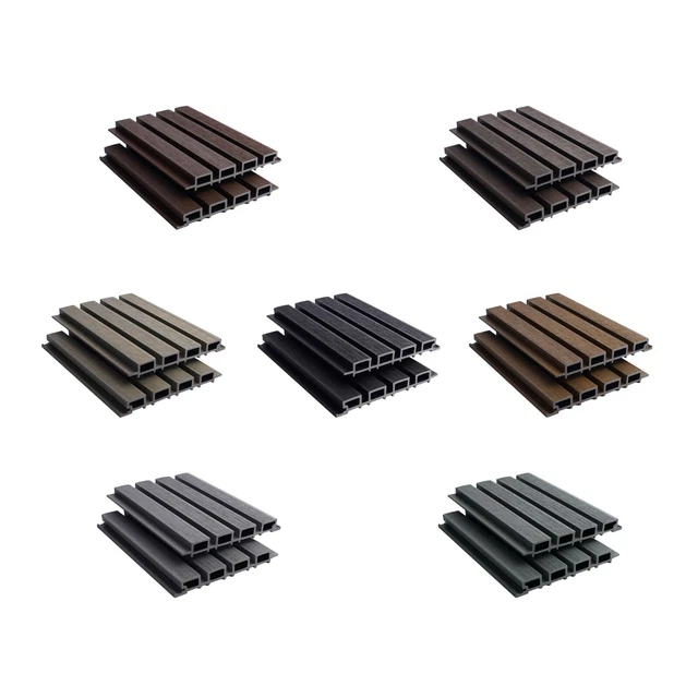 CO EXTRUSION - Square Slatted Composite Cladding 3.6m L x 219mm W x ...