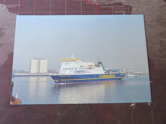 MV COMMODORE CLIPPER, Commodore Shipping Co, Condor Ferries, . Postcard £1.95 - PicClick UK