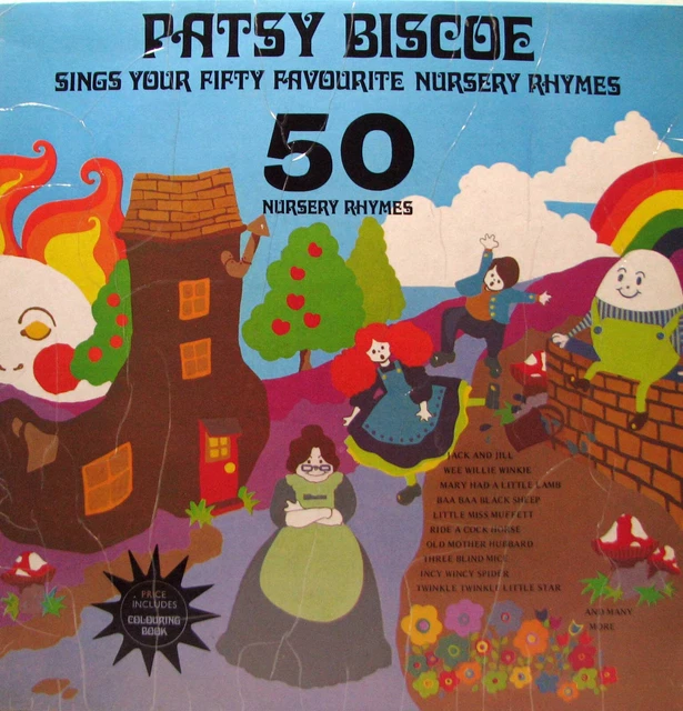 PATSY BISCOE SINGS Your Fifty Favourite Nursery Rhymes LP SirH70 EUR 11 ...