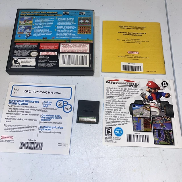 NEW SUPER MARIO Bros Not For Resale (Nintendo DS, 2006) Authentic CIB ...