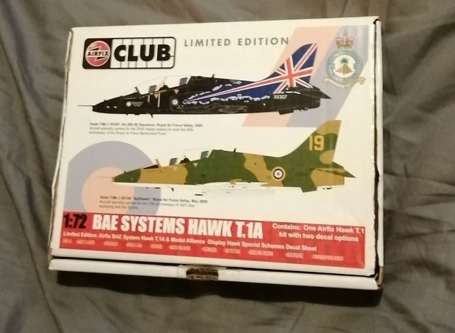 AIRFIX CLUB BAE Systems Hawk T.1A 1:72 Model Kit Limited Edition £11.11 ...