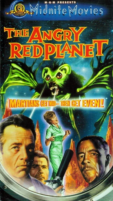 VHS-0175 VINTAGE VHS TAPE The Angry Red Planet 1959 1h 23m FREE ...
