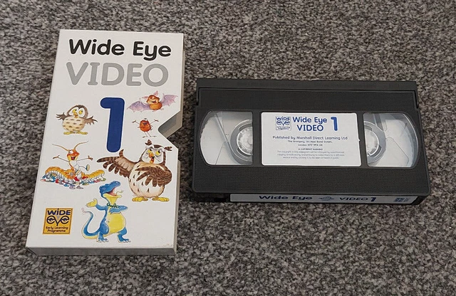 WIDE EYE VIDEO 1 Wide Eye Early Learning Programme Pal Vhs Video Kids ...
