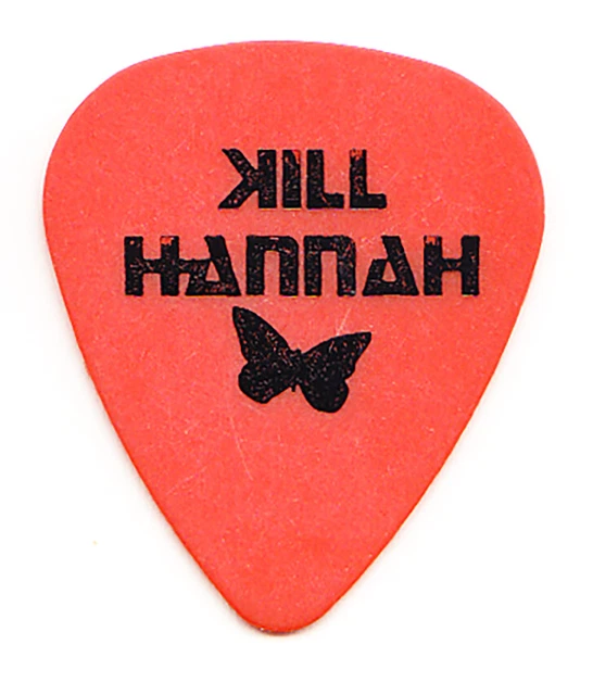 KILL HANNAH JONATHAN Radtke Face Unique Orange Guitare Pick - 2015 Tour ...