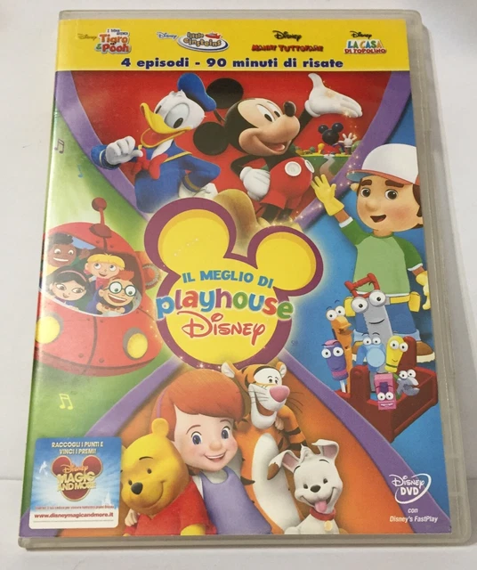 PLAYHOUSE DISNEY DVD Slim La Casa Di Topolino Pooh Einstein Manny ...