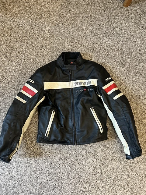 DAINESE LADIES RETRO Motorcycle Leather Jacket - Size 44 £200.00 ...
