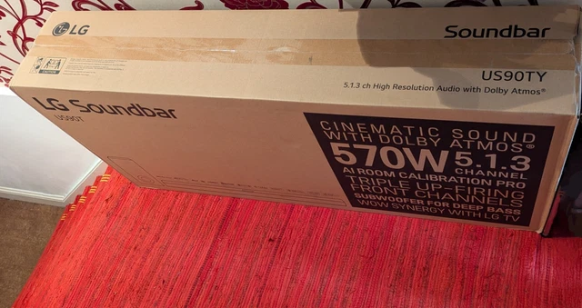 LG US90TY DOLBY Atmos Premium 5.1.3 Soundbar (Brand new, Never Opened ...