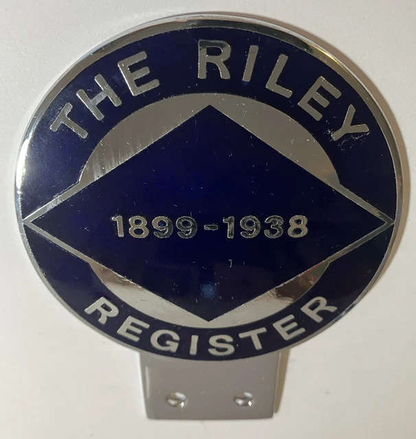 THE RILEY 1899-1938 Register Classic Car Badge - Original Clean ...