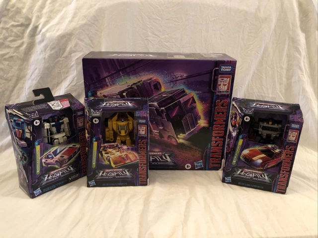 TRANSFORMERS LEGACY MENASOR set 4 Stunticons MIB Takara Tomy Decepticon ...