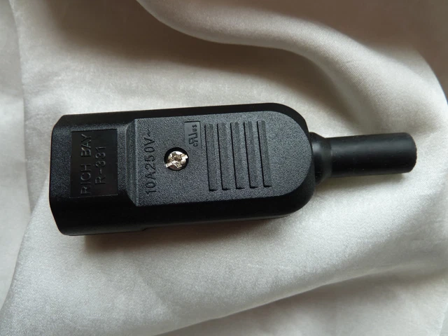 IEC MAINS CONNECTOR - Rewireable Plug £2.68 - PicClick UK