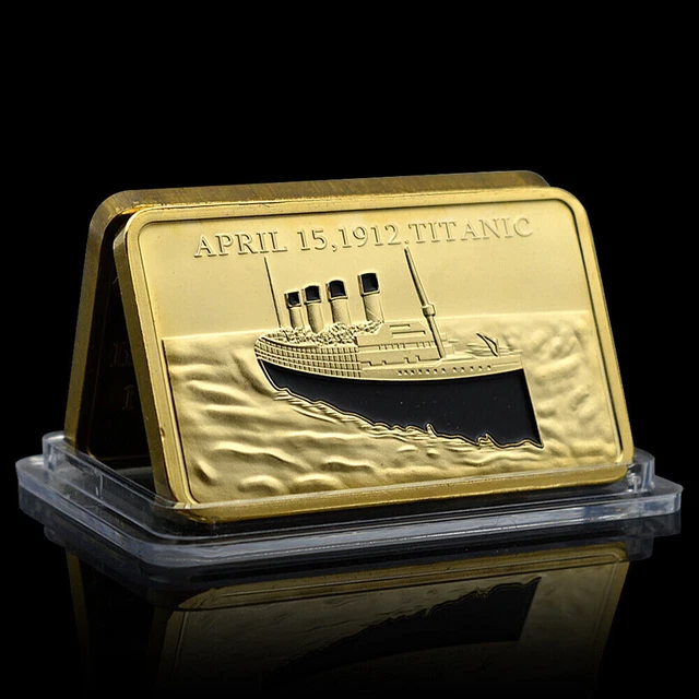 MEDAL GOLD BAR RMS Titanic Collection 1912 History Major Events ...