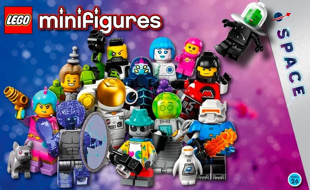 LEGO MINIFIGURES / Space #71046 - Series 26 / Collection Complete - 100 ...