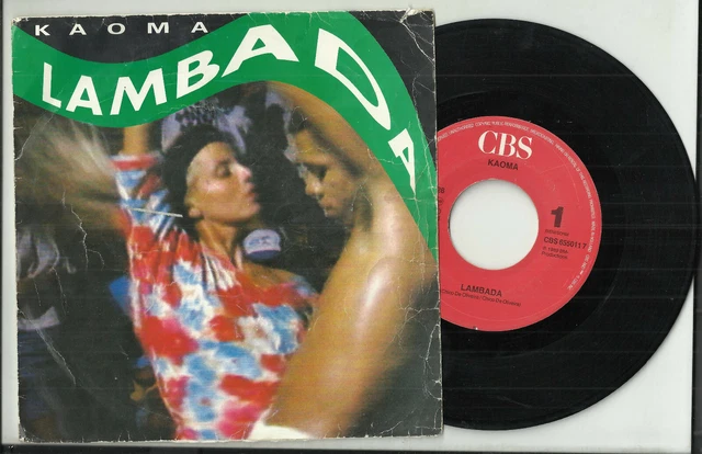 KAOMA DISQUE 45 t 2 titres pochette photo LAMBADA EUR 4,99 - PicClick IT
